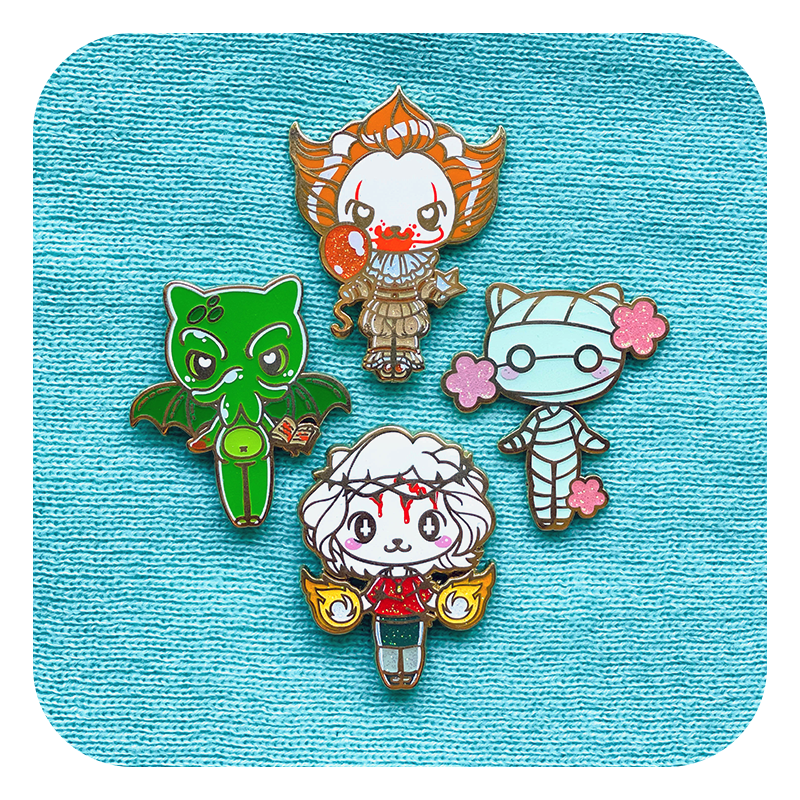 Bundles – Pins – Horror Set – Gilles Bone