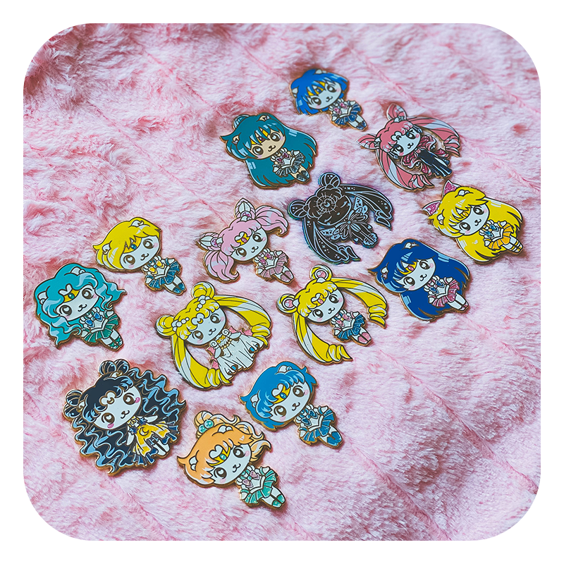 Bundles – Pins – Sailor Moon Set – Gilles Bone