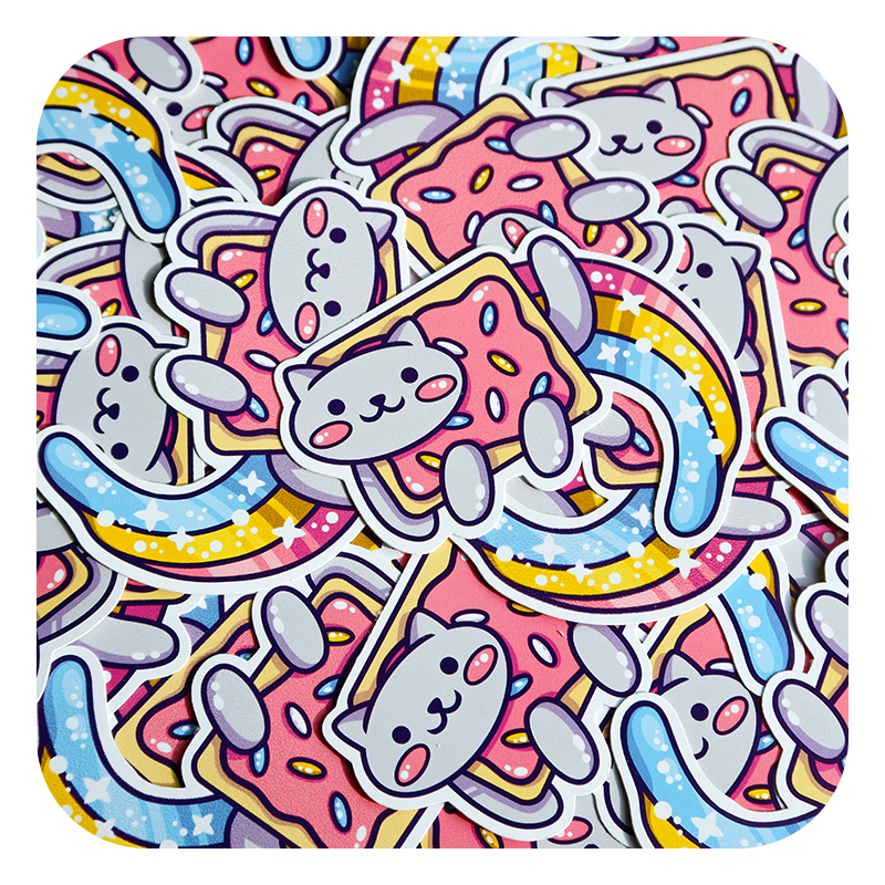 Stickers – Nekomon – Nyan Cat – Gilles Bone
