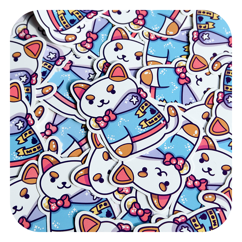 Stickers – Nekomon – Puppy Cat – Gilles Bone